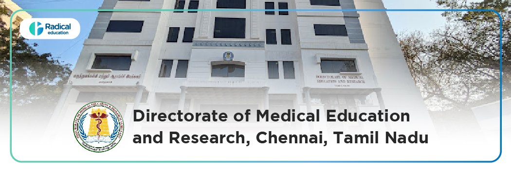 Directorate of Medical Education and Research Tamil Nadu | DME Chennai ...